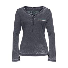 Queen Kerosin Damen Longsleeve Forever 2 Wheels