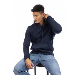 Peter Werth - Kapuzenpullover f&uuml;r Herren, Baumwolle, Regul&auml;r (Dunkel-Marineblau)