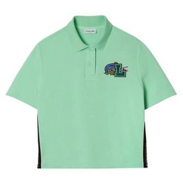 Lacoste - Poloshirt f&uuml;r Damen, kurz geschnitten (Gr&uuml;n)