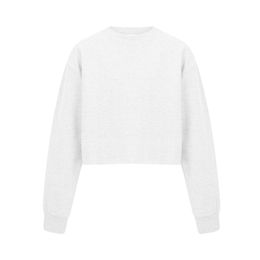 Miso - Kurzes Sweatshirt f&uuml;r Damen, leger (Wei&szlig;)