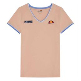 Ellesse - T-Shirt f&uuml;r Damen, V-Ausschnitt (Hellorange)