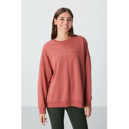 &Uuml;bergro&szlig;er Rundhals-Sweatshirt