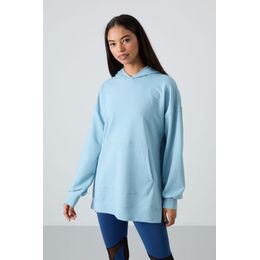 &Uuml;bergro&szlig;er bedruckter Kapuzenpullover