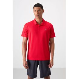 Herren Polo-T-Shirt mit Logo-Stickerei