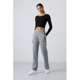 Damen gerade geschnittene Fleece-Sweatpants
