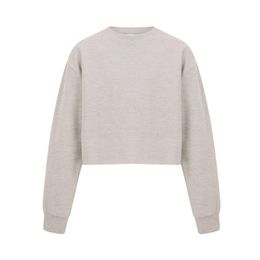 Miso - Kurzes Sweatshirt f&uuml;r Damen (Haferflocken)