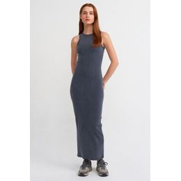 Rippendes Bodycon-Maxikleid