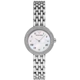 Emporio Armani Rosa Silber Damen Armbanduhr AR11354
