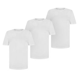 BOSS - T-Shirt f&uuml;r Herren, Rundhalsausschnitt (3er-Pack) (Wei&szlig;)