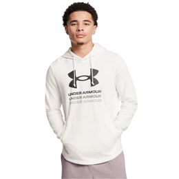 Under Armour - "Rival Terry" Kapuzenpullover f&uuml;r Herren (Wei&szlig;)