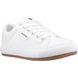 Rocket Dog Cheery Niedrig Baumwolle Damen Wei&szlig;e Sneakers