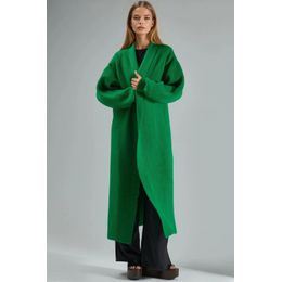 Langer Strickjacke