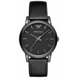 Emporio Armani AR1732 Luigi Classic Schwarz Lederband Herrenuhr