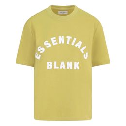 Blank Essentials - T-Shirt f&uuml;r Herren/Damen Unisex, Baumwolle (Senf)