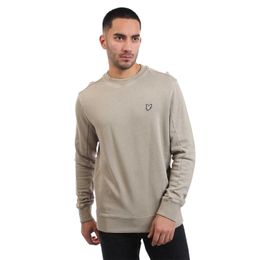 Lyle & Scott Lyle & Scott - Sweatshirt f&uuml;r Herren, Rundhalsausschnitt, Gef&auml;rbt (Beige)