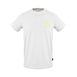 Aquascutum - T-Shirt f&uuml;r Herren, Rundhalsausschnitt, Jersey (Wei&szlig;)