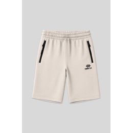 Herren Sweatshorts in regul&auml;rer Passform aus Strick