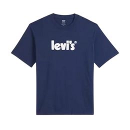 Levi's Levis - T-Shirt f&uuml;r Herren, Baumwolle, leger, kurz&auml;rmlig (Dunkelblau)