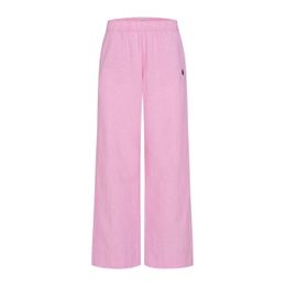 U.S. Polo Assn. Damen Leinenmix Hose mit elastischem Bund