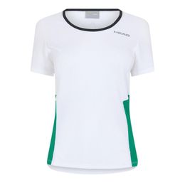 Head - T-Shirt f&uuml;r Damen, Technisch (Wei&szlig;/Gr&uuml;n)