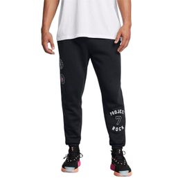 Under Armour - "Project Rock" Jogginghosen f&uuml;r Herren (Schwarz)
