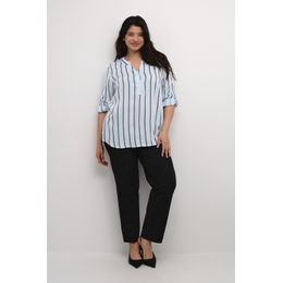 Bluse mit langen &Auml;rmeln Regular Fit Himmels-/Austernstreifen light blue