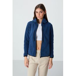 Damen Fleece-Zip-Hoodie
