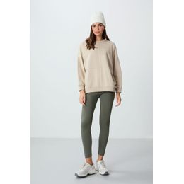 &Uuml;bergro&szlig;er Rundhals-Sweatshirt