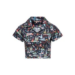 Queen Kerosin Damen Hawaiibluse Paris
