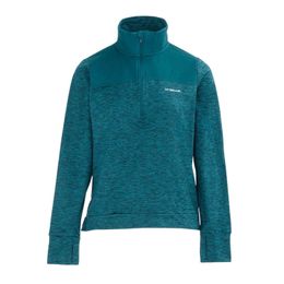 LA Gear - Sweatshirt f&uuml;r Damen, mit halbem Rei&szlig;verschluss (Gr&uuml;n)