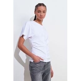 Damen Baumwoll Rundhalsausschnitt T-Shirt