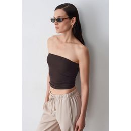 Damen Strapless Crop Bandeau Top