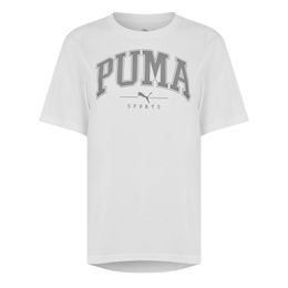 Puma - "Squad" T-Shirt f&uuml;r Damen (Puma Wei&szlig;)