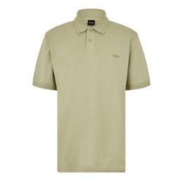 BOSS - Poloshirt f&uuml;r Herren, Verriegelung, kurz&auml;rmlig (Gr&uuml;n)