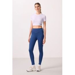 Hochtaillierte Skinny-Leggings