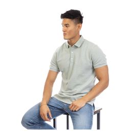 Peter Werth - "Molton" Poloshirt f&uuml;r Herren, Regul&auml;r (Grau)