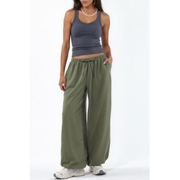 Weite Woven-Hosen mit Kordelzugbund