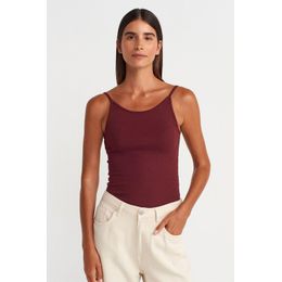 Rippentop ohne &Auml;rmel im Slim-Fit Schnitt