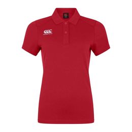 Canterbury - Poloshirt f&uuml;r M&auml;dchen, Regul&auml;r, kurz&auml;rmlig (Rot)