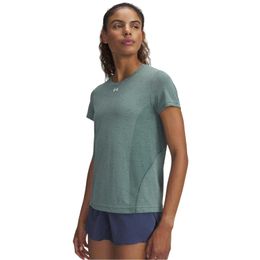 Under Armour - "Vanish" T-Shirt f&uuml;r Damen, Nahtlos (Gr&uuml;n/Wei&szlig;)