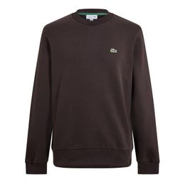 Lacoste - Sweatshirt f&uuml;r Herren, Rundhalsausschnitt, Fleece (Braun)