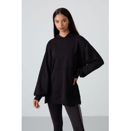 &Uuml;bergro&szlig;er bedruckter Kapuzenpullover