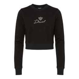 Diesel - Kurzes Sweatshirt f&uuml;r Damen, Schmal (Schwarz)