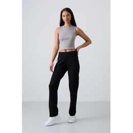 Damen gerade geschnittene Fleece-Sweatpants