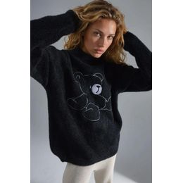 Oversize Teddy-B&auml;r Pl&uuml;schpullover