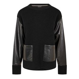 BOSS - "Fanalian" Sweatshirt f&uuml;r Damen, Kunststoff (Schwarz)