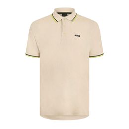 BOSS - "Paddy" Poloshirt f&uuml;r Herren, kurz&auml;rmlig (Wei&szlig;)