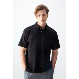 &Uuml;bergr&ouml;&szlig;iges Polo-Kragen T-Shirt