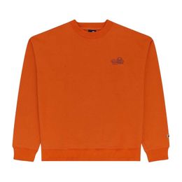 Ellesse - Sweatshirt f&uuml;r Herren, Gerippter Kragen, Lang&auml;rmlig (Orange)