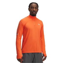 Under Armour - Sweatshirt f&uuml;r Herren, Technisch, Laufen, Lang&auml;rmlig (Orange)